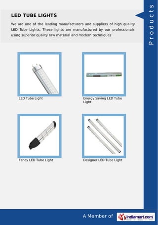 LED Tube Light by Midas electronics-private-limited | PDF