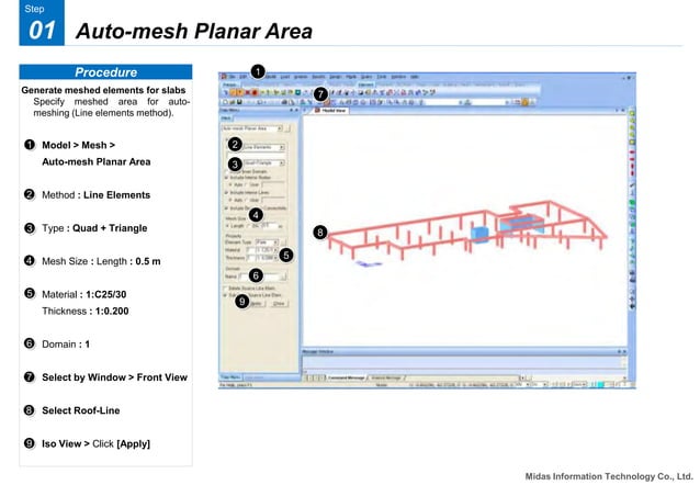MIDAS-GEN_Flat_Slab_tutorial.pdf | Civil Engineering Industry | Industries