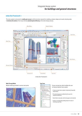 Midas Gen catalog | PDF
