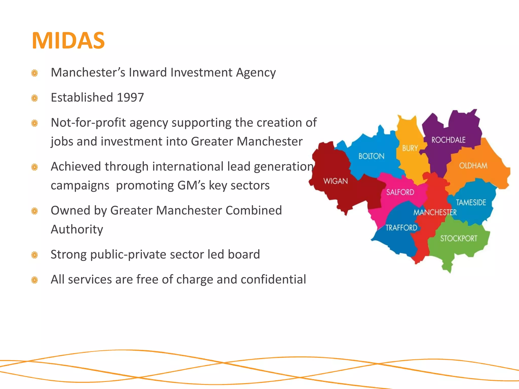 Midas Manchester Successful Inward Investment Agency | PPT