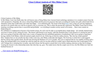 Midas Research Paper | PPT