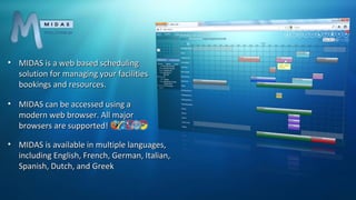 MIDAS - Web Based Room Scheduling Software | PPT