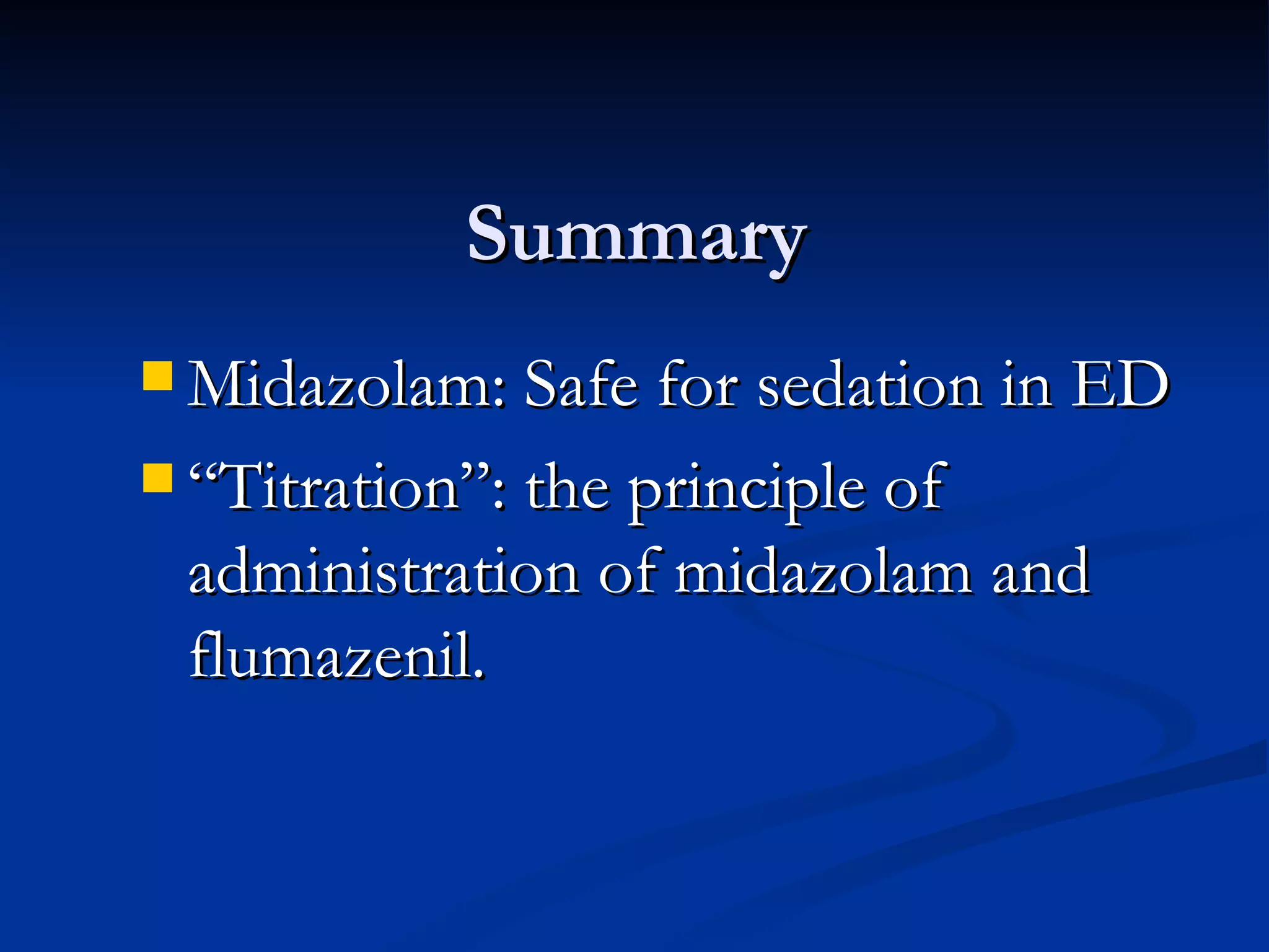 Midazolam in er 1 | PPS