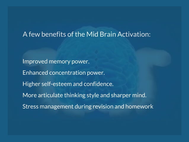 Mid brain activation | PDF
