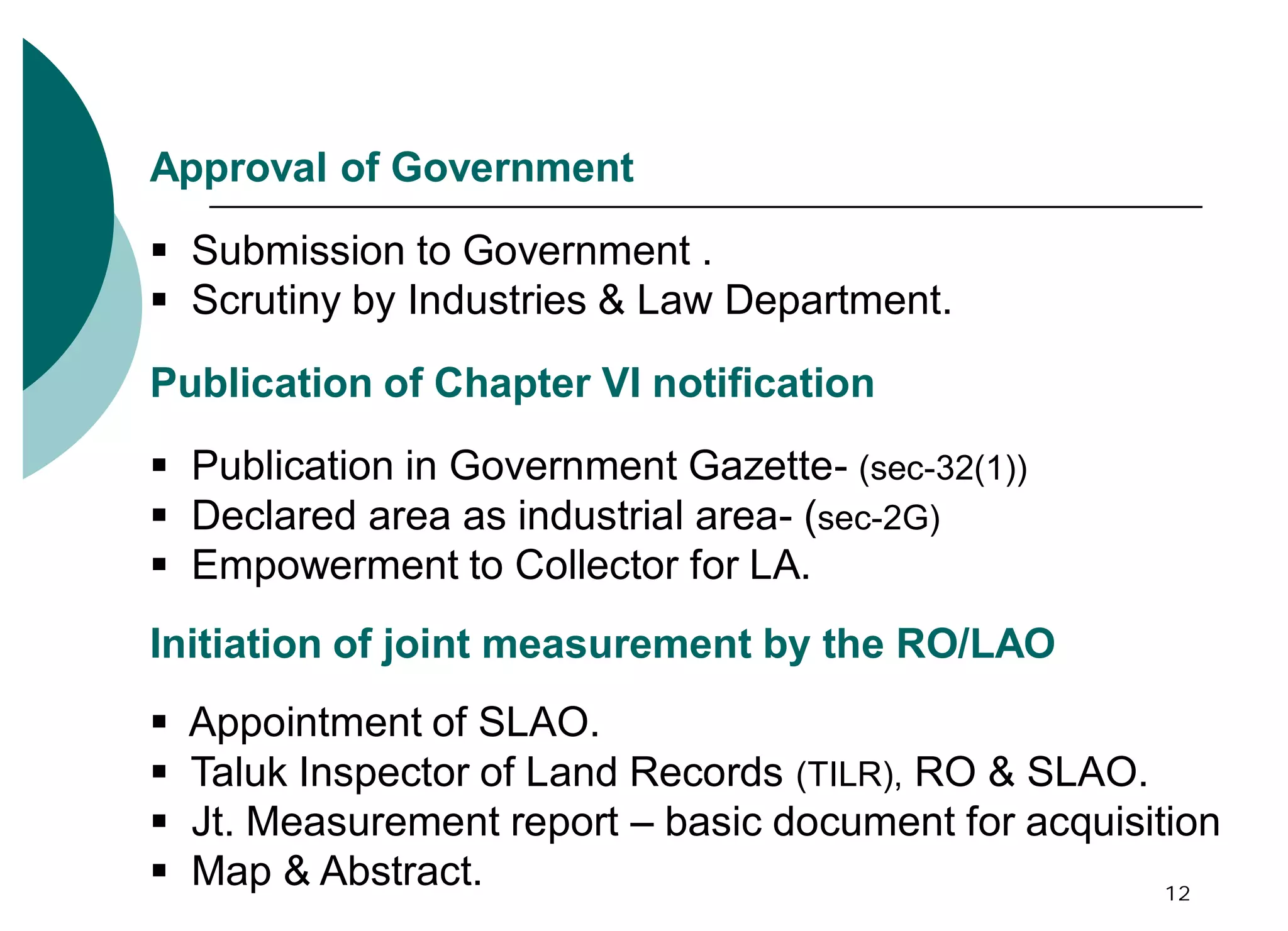 Midc land acquisition for Mega Projects/SEZ | PDF