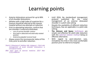 Management of Shoulder dislocations and shoulder instability in sports ...