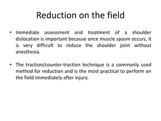 Management of Shoulder dislocations and shoulder instability in sports ...