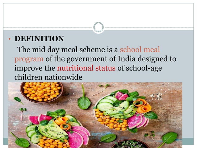 Mid day meal program | PPTX