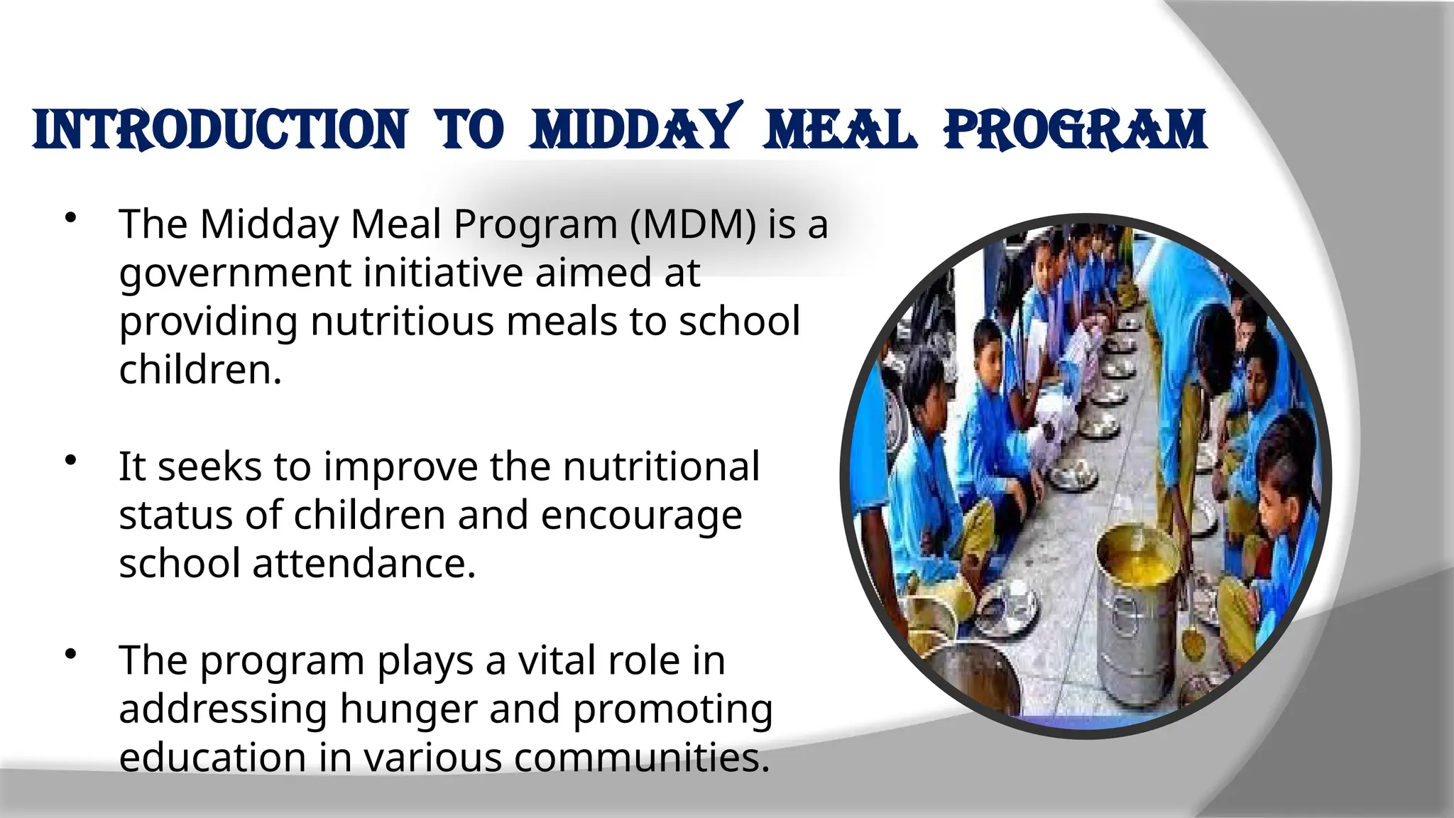 Midday Meal scheme and Revised mid-day meal scheme priyanshu .pptx