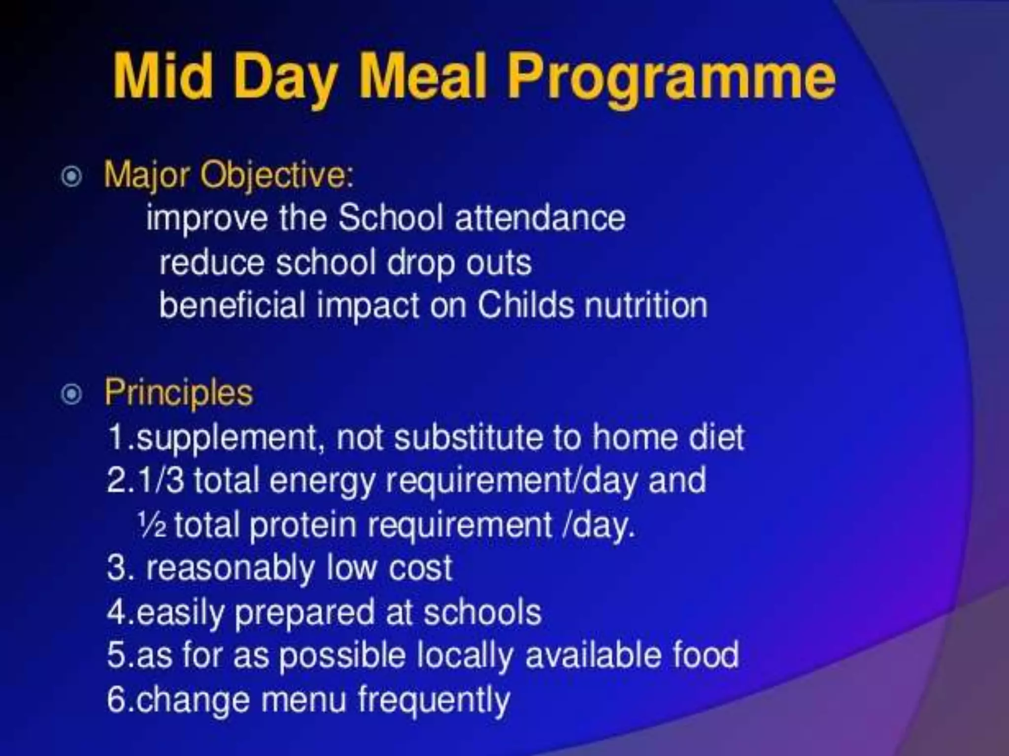 MID DAY MEAL SCHEME | PPTX