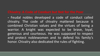 MIDDLE AGES AND FEUDALISM AND MEDIEVAL PERIOD | PPTX