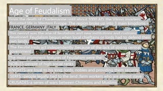 MIDDLE AGES AND FEUDALISM AND MEDIEVAL PERIOD | PPT