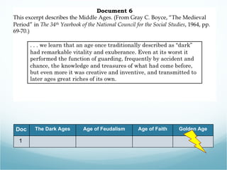 Middle Ages Dbq | PPT | Christianity | Religion & Spirituality