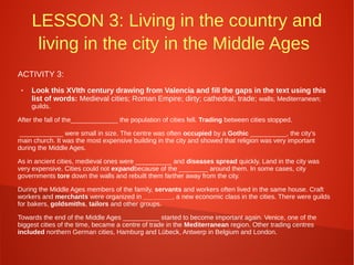 A CLIL Unit: The Middle Ages | PDF
