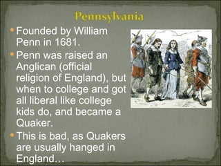 Middle Colonies Quakers