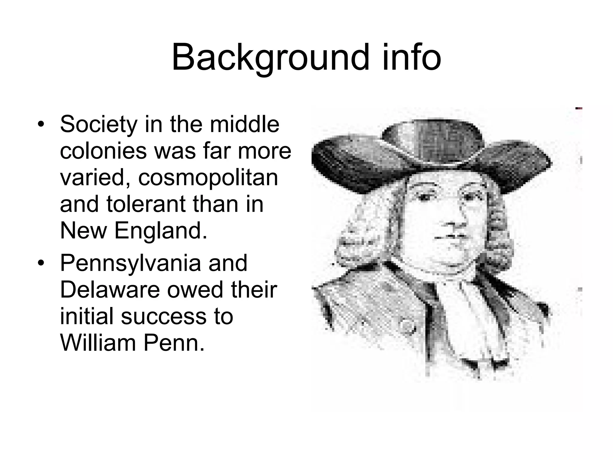 The Middle Colonies | PPT