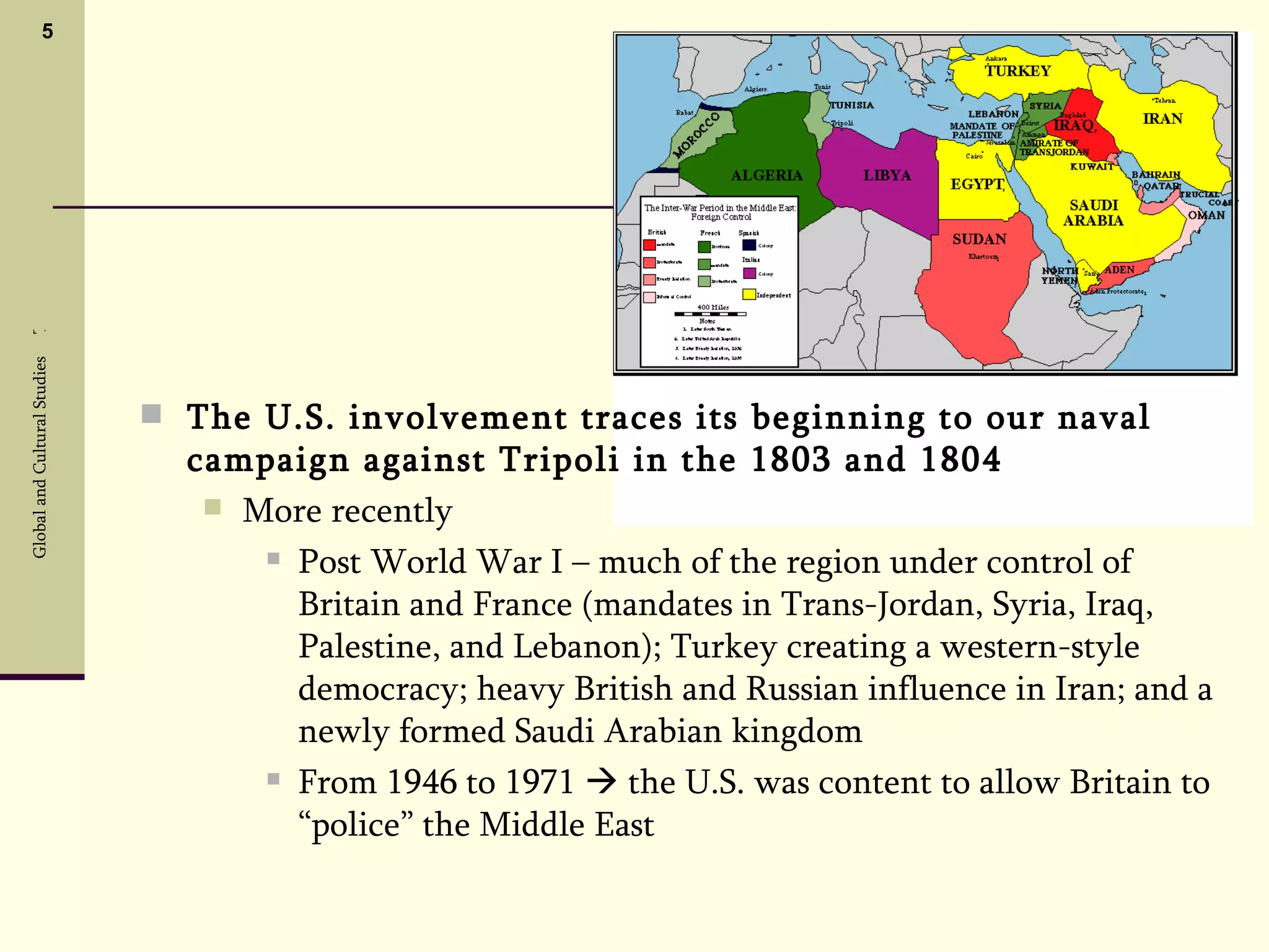 Middle East in Transition - Lesson 1 - US Interests in the Middle East ...