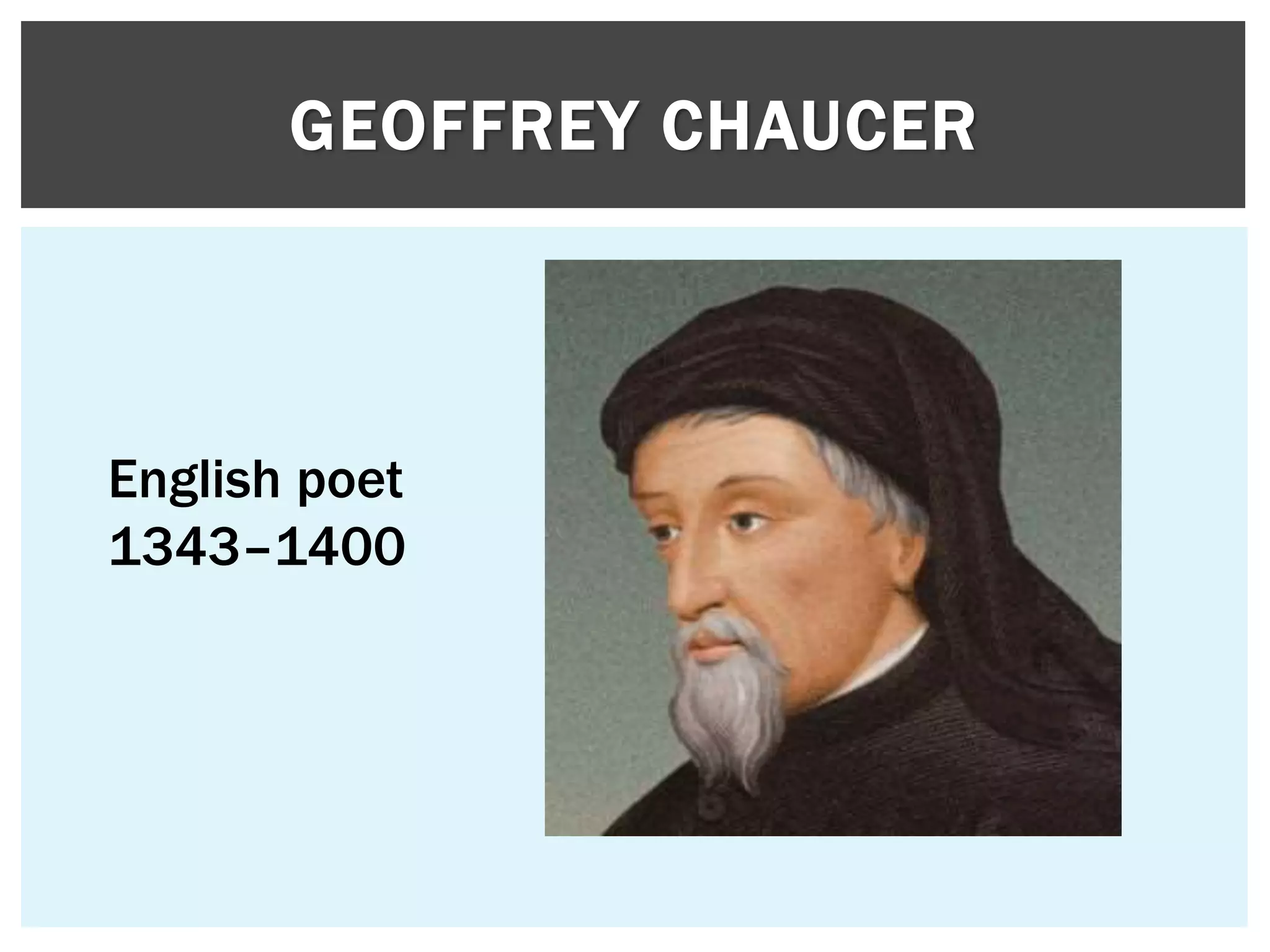Middle english literature. | PPTX