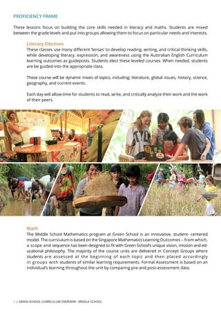 Middle school Curriculum | PDF