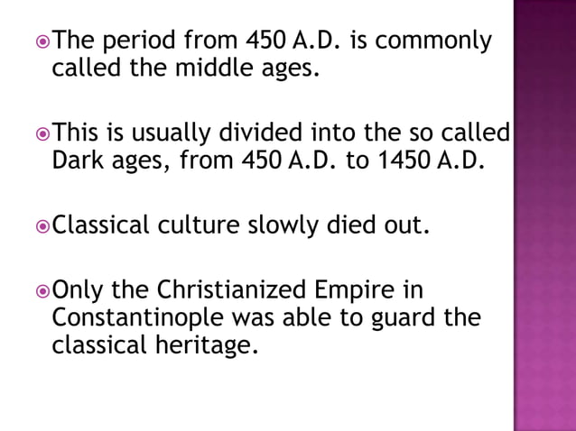 Middle age -STS | PPTX