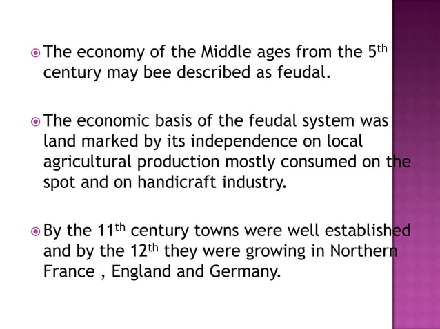 Middle age -STS | PPTX