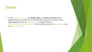 MIDDLE AGE description of the archeological data.pptx