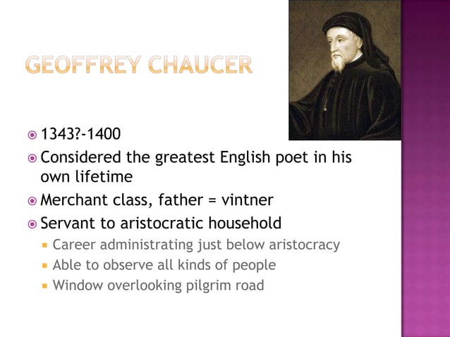 Middle Ages/Canterbury Tales | PPTX