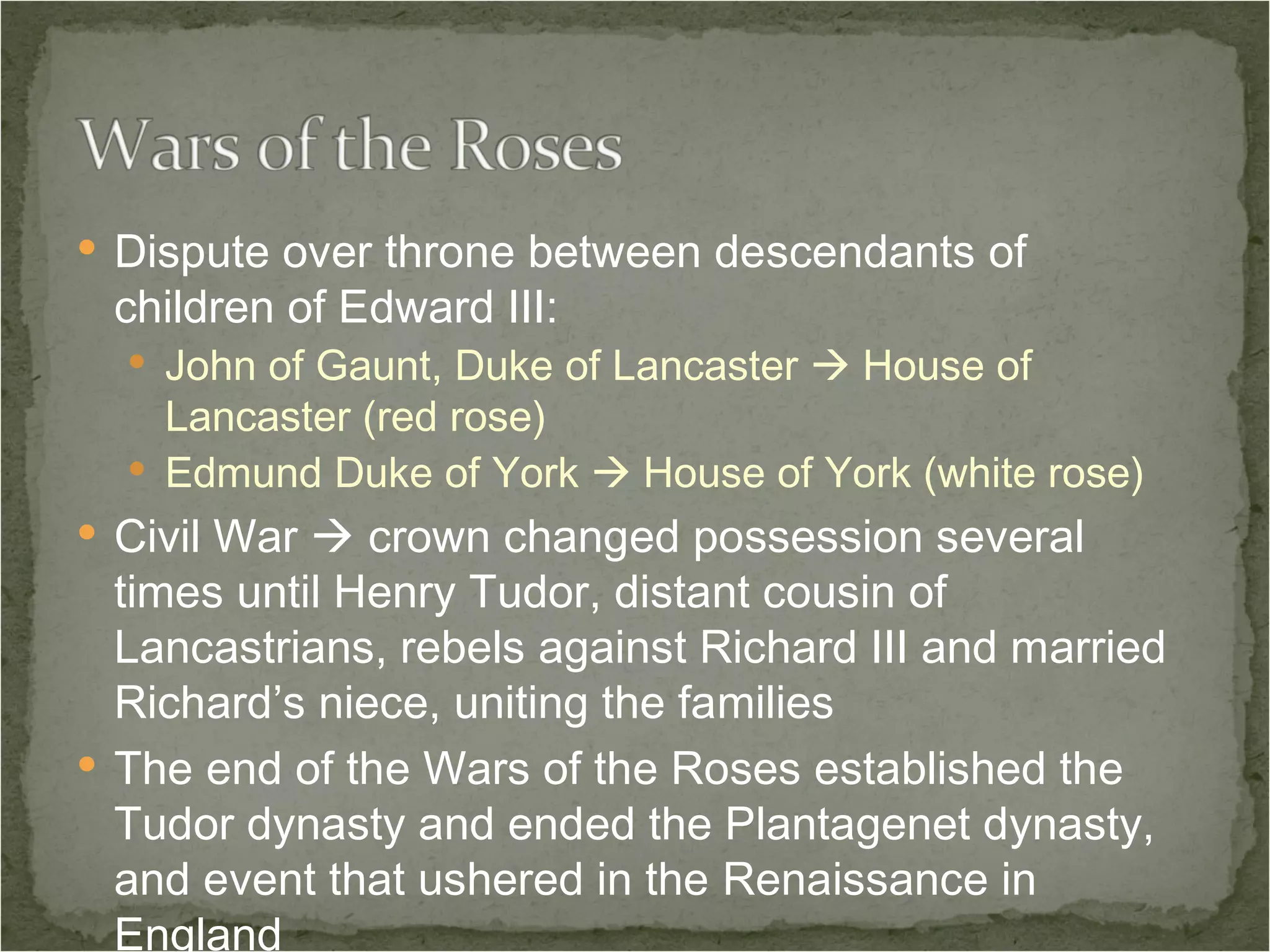 The Middle Ages in England | PPT