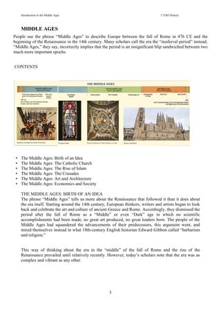 Middle ages | PDF