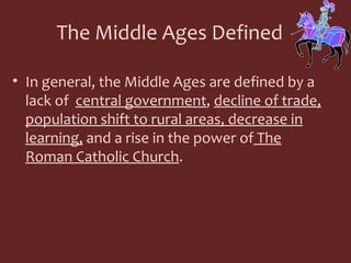 Middle ages feudalism and manor lesson ppt | PPT