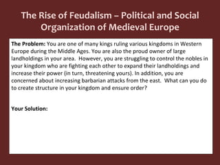 Middle ages feudalism and manor lesson ppt | PPT