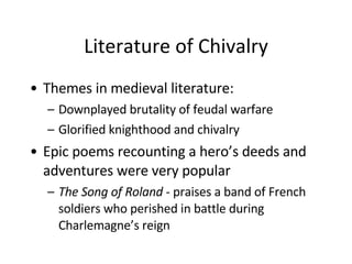 Middle Ages III Chivalry | PPT