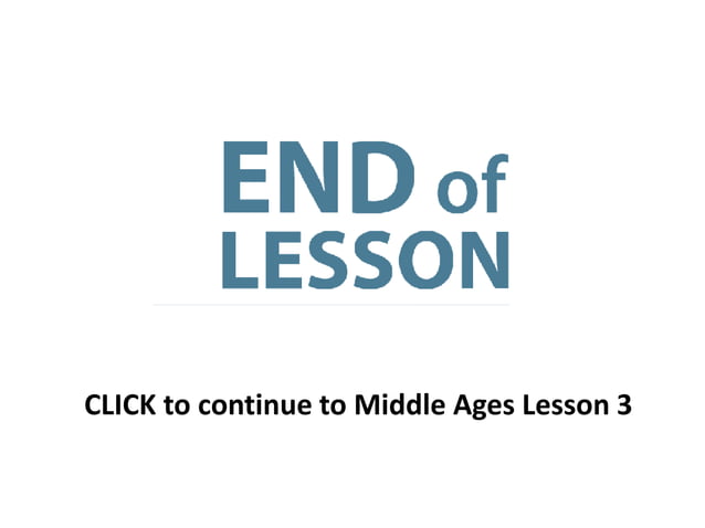 Middle ages [ppt] | PDF