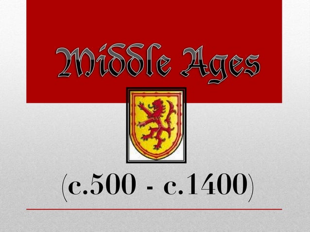 Middle Ages and Renaissance Unit | PPT