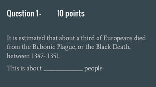 Middle Ages Review Game | PPTX