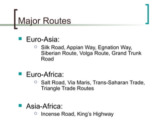Middle Age Trade: Europe, Asia and Africa | PPT
