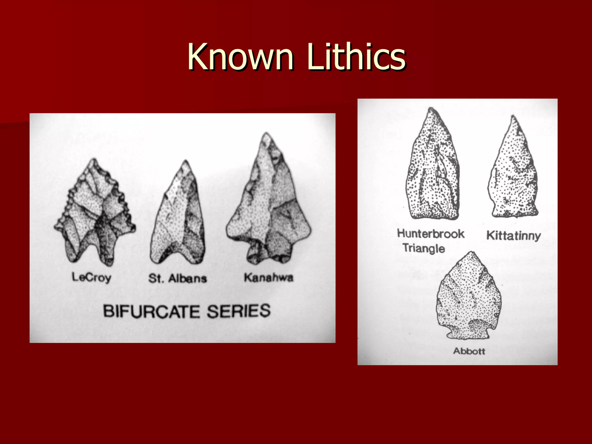 Middle Archaic Lithics | PPT