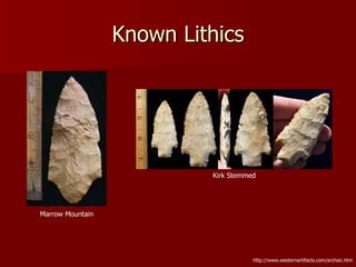 Middle Archaic Lithics | PPT