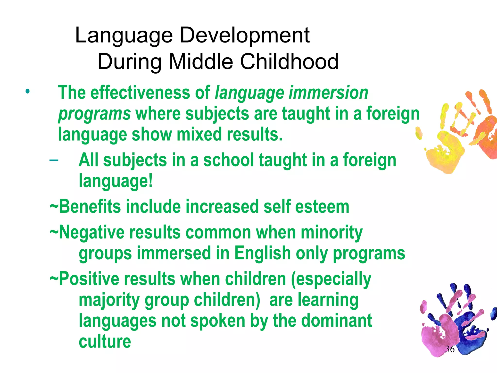 Middle Childhood: Cognitive Development | PPT