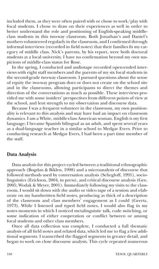 Middle class english speakers | PDF