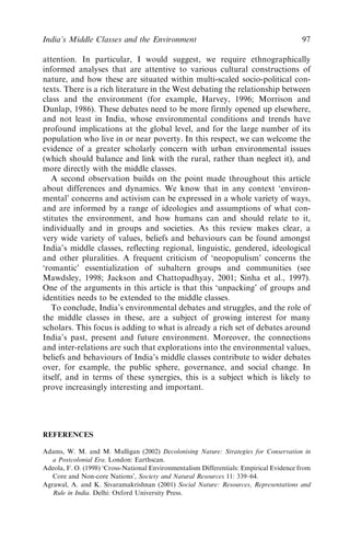 Middle classes and the environment | PDF