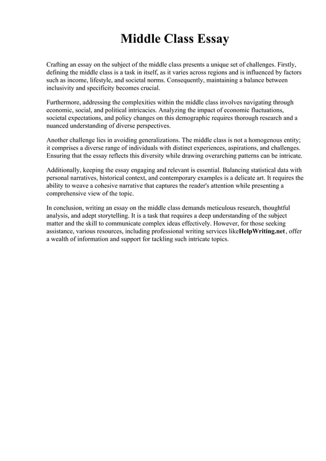Middle Class Essay.pdf