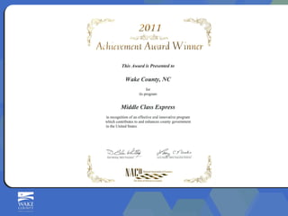 Building Human Capital: Middle Class Express | PPT