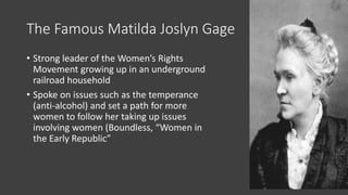 Middle class white women of the 19th century | PPTX