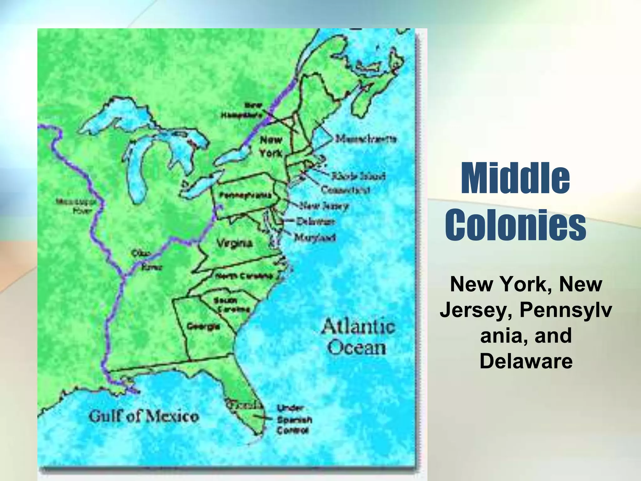 Middle colonies | PPT