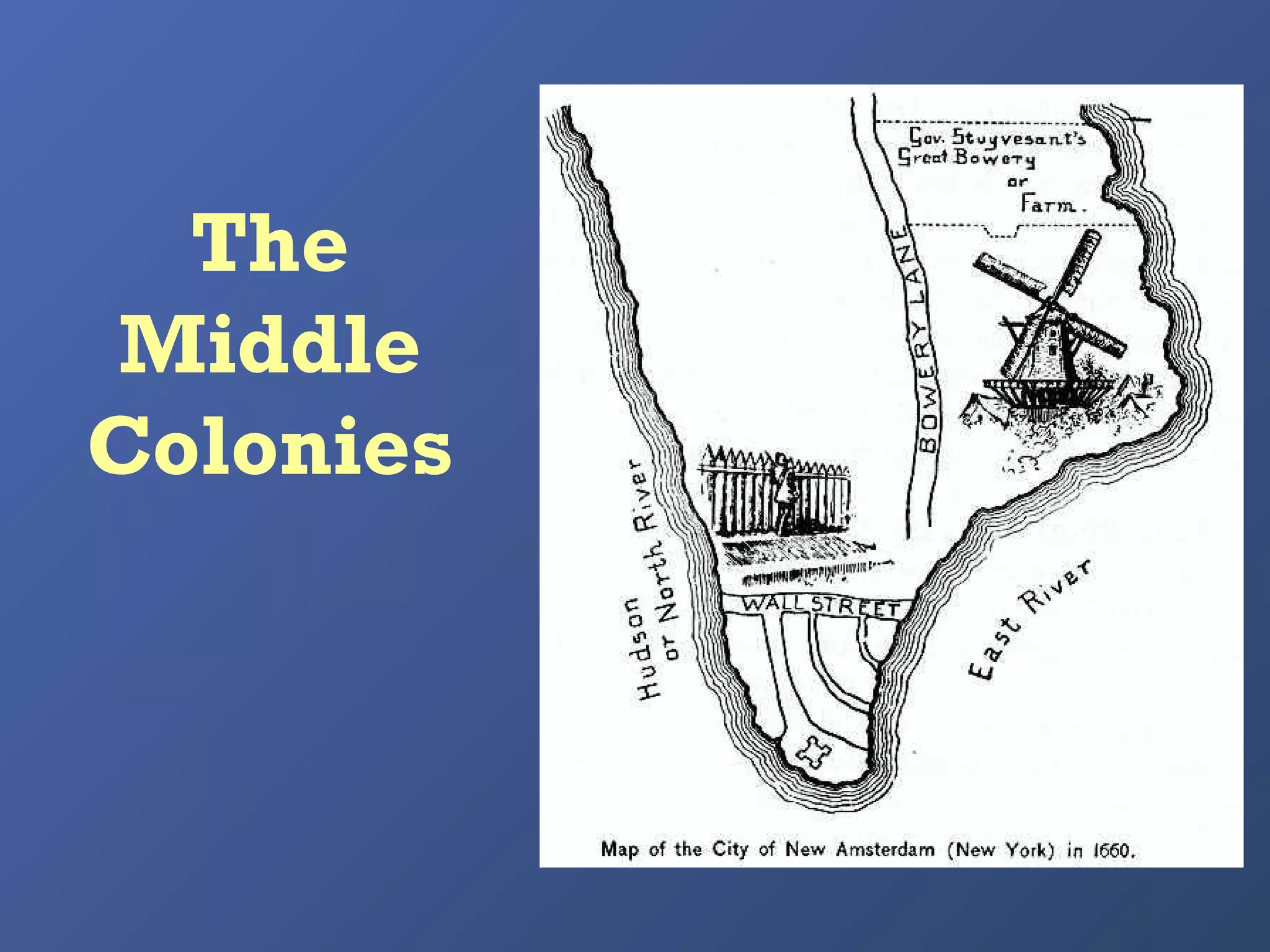 Middle colonies | PPT | Agriculture | Industries
