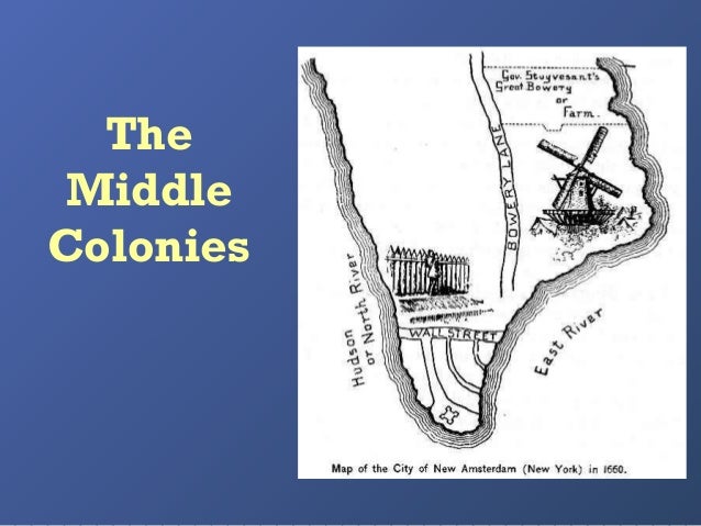 Middle Colonies Port Cities