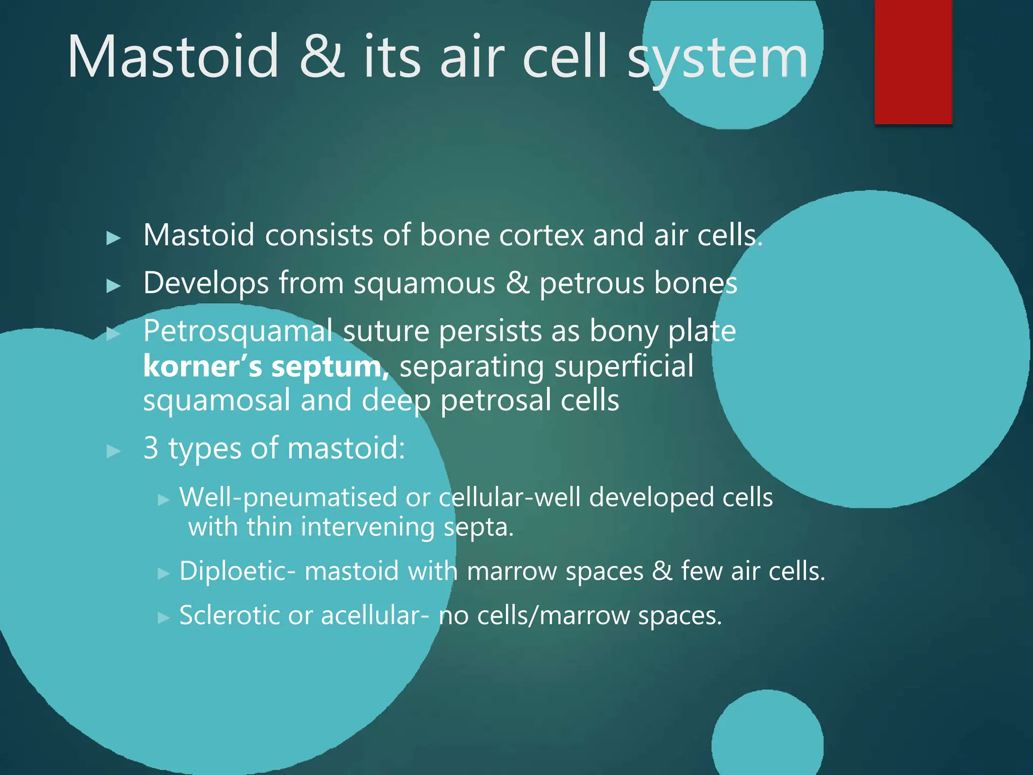 Anatomy of middle ear , ent presentation | PPTX