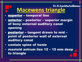 Anatomy of ear(Part 2-Middle Ear) by Dr.K.AmrithaAnilkumar | PPT