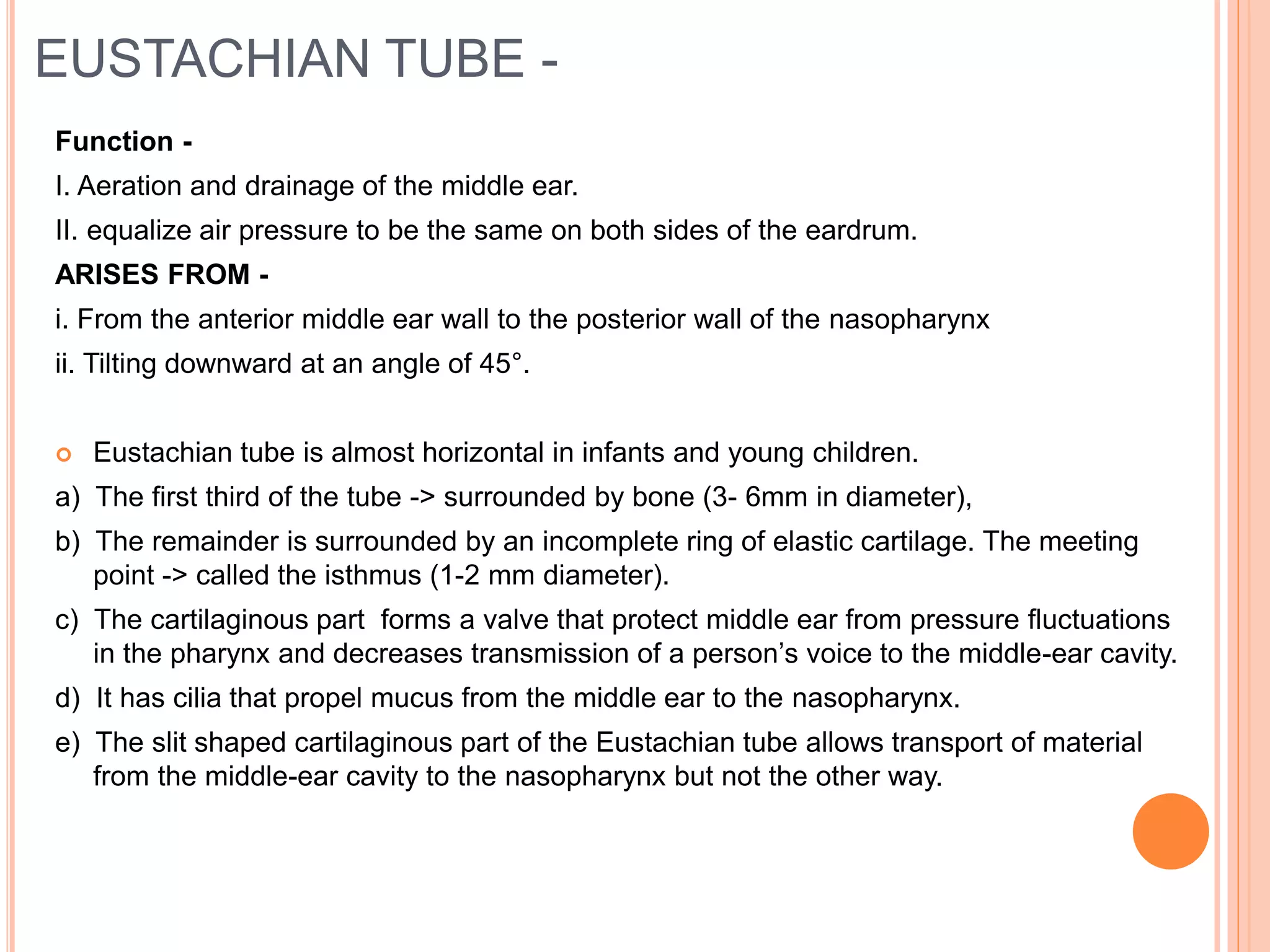 Middle ear anatomy | PPTX